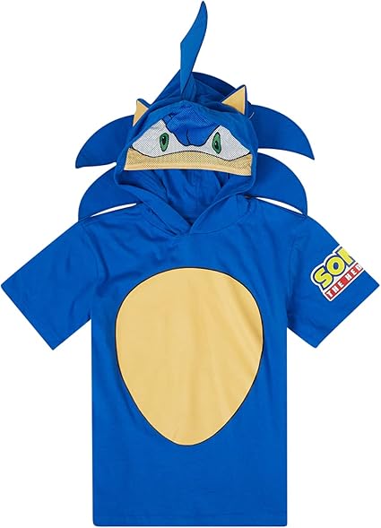 SEGA Camiseta oficial de Sonic The Hedgehog para niños, con sónica ...