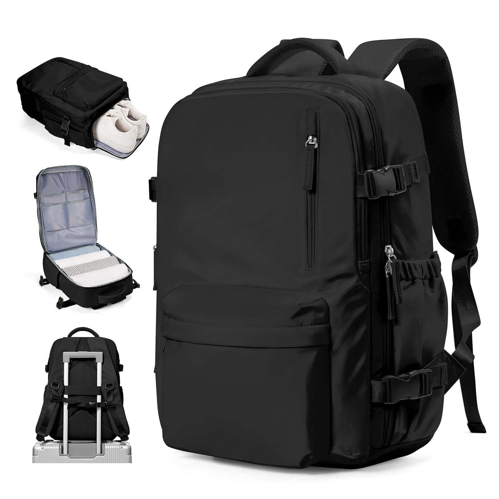 Carry On Backpack for Women, Large Travel Backpack Flight Approved ...