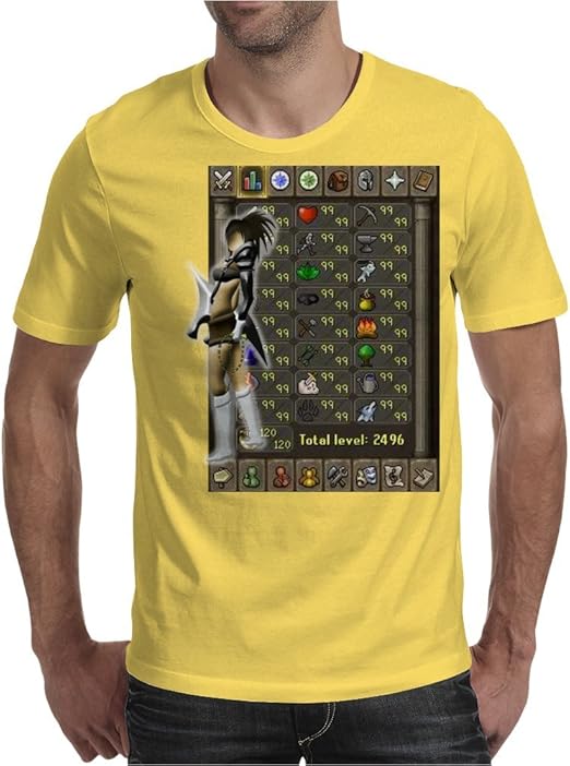 Amazon.com: Runescape skill list all 99 Mens T-Shirt Sunflower / Medium ...