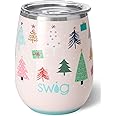 Amazon.com | Swig Life 14oz Insulated Wine Tumbler with Lid | Christmas ...