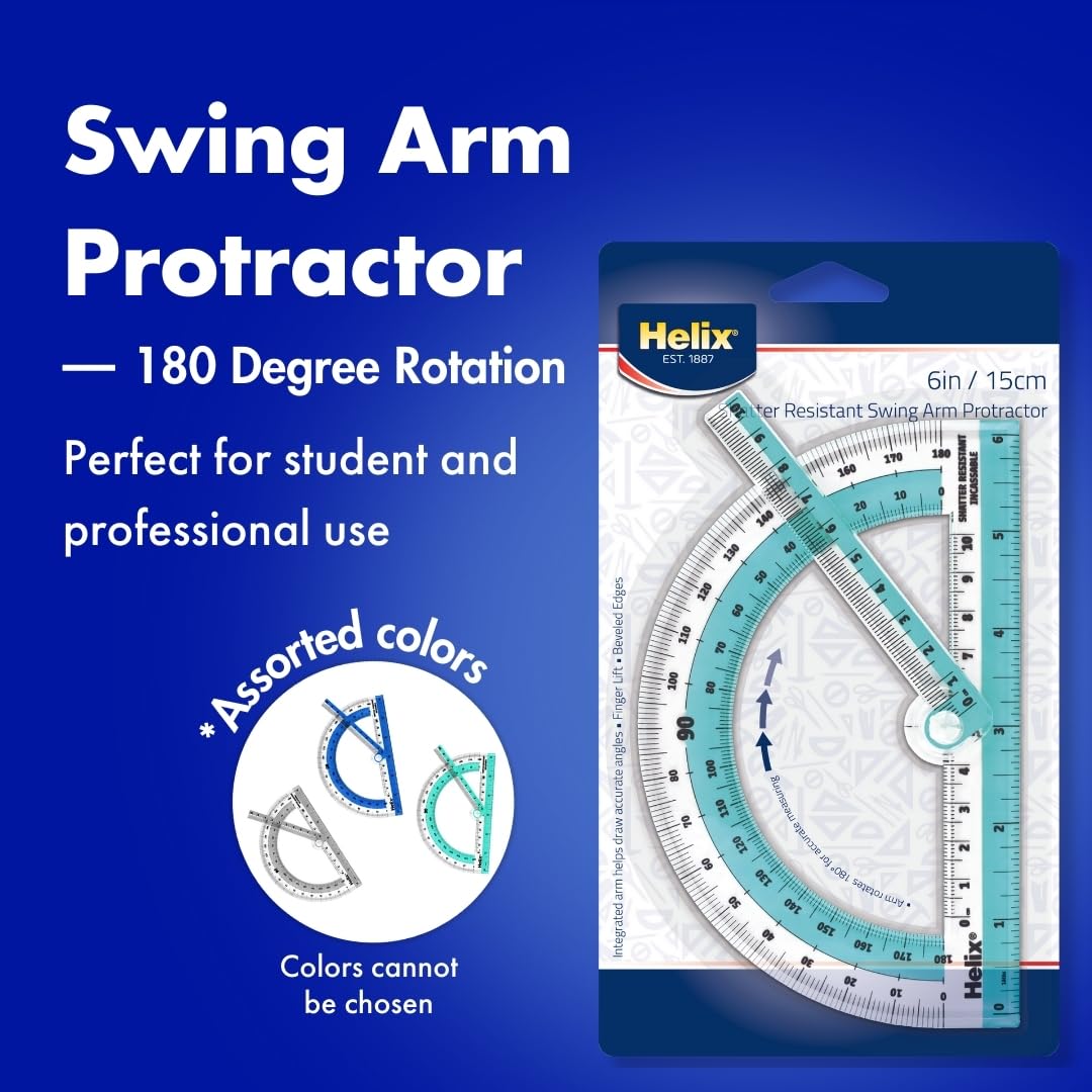 Mua Helix - Swing Arm Protractor - 180 Degree Rotation trên Amazon Mỹ ...