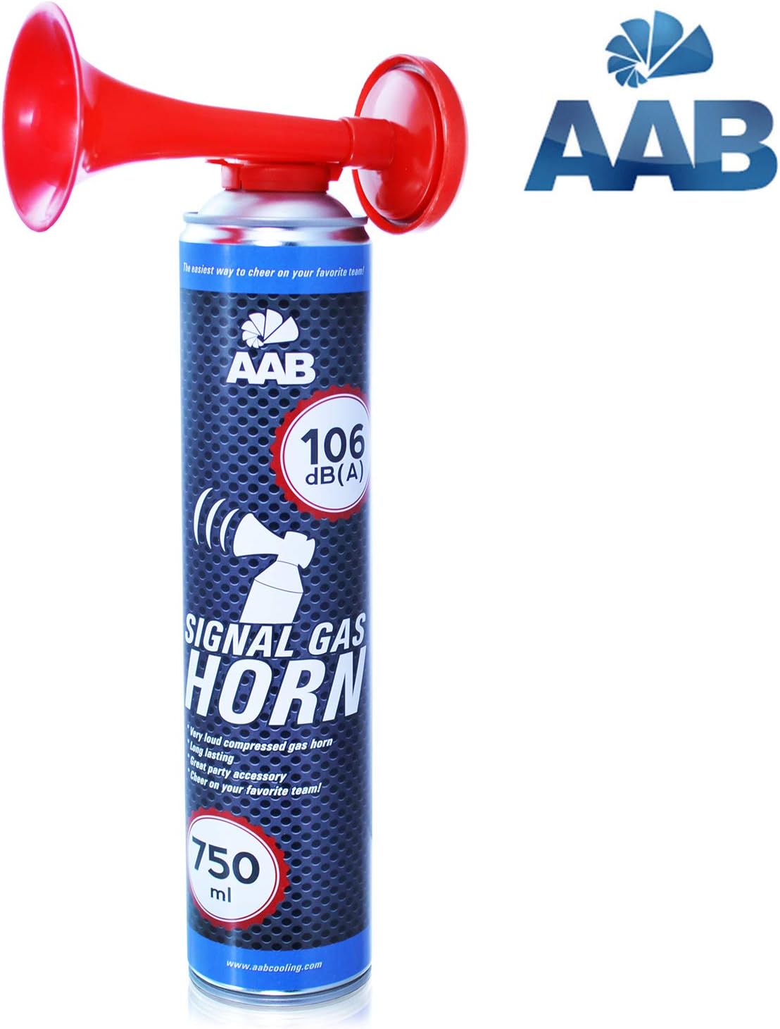 AABCOOLING Signal Gas Horn 750ml – Set of 3 – Loud Loud Hailer, Stadium ...