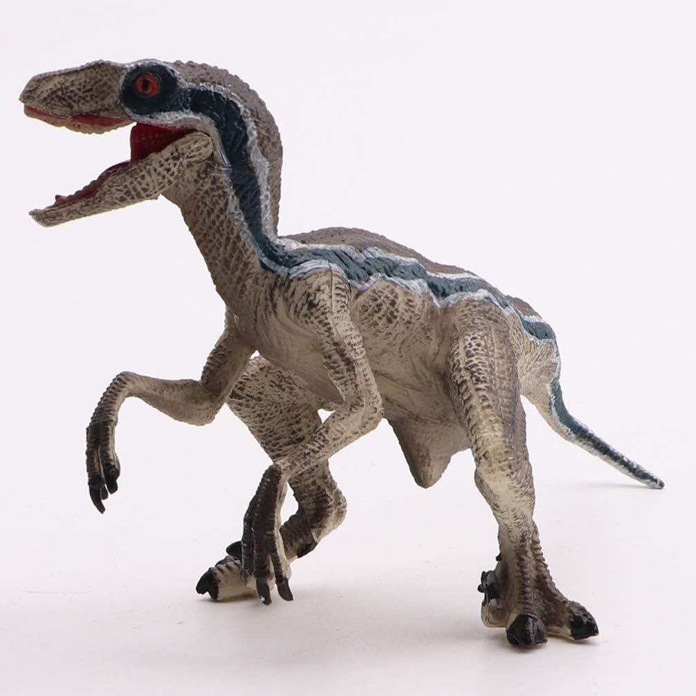 TOYANDONA 1 Pc Velociraptor Figure, Blue Mini Velociraptor Toy ...