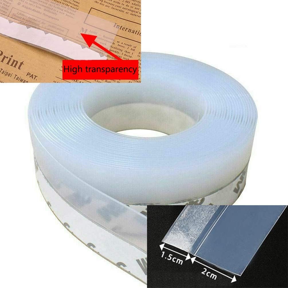 10 Meters Silicone Seal Strip, BetterJonny 35mm Draught Excluder Tape ...