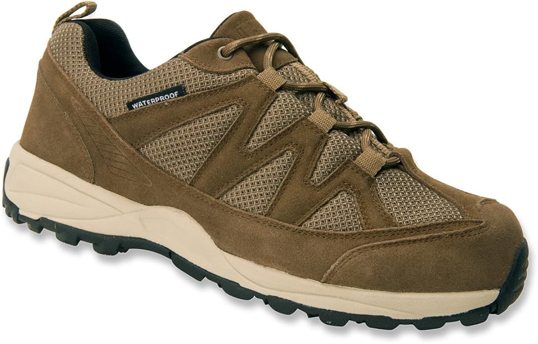 Amazon.com | Drew Shoe Men's Trail WR Olive Hiking Sneakers 16 6E | Shoes