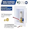 EFIELD Premium Ice Maker Box,1/2-Inch Pex-A Expansion Inlet with ...