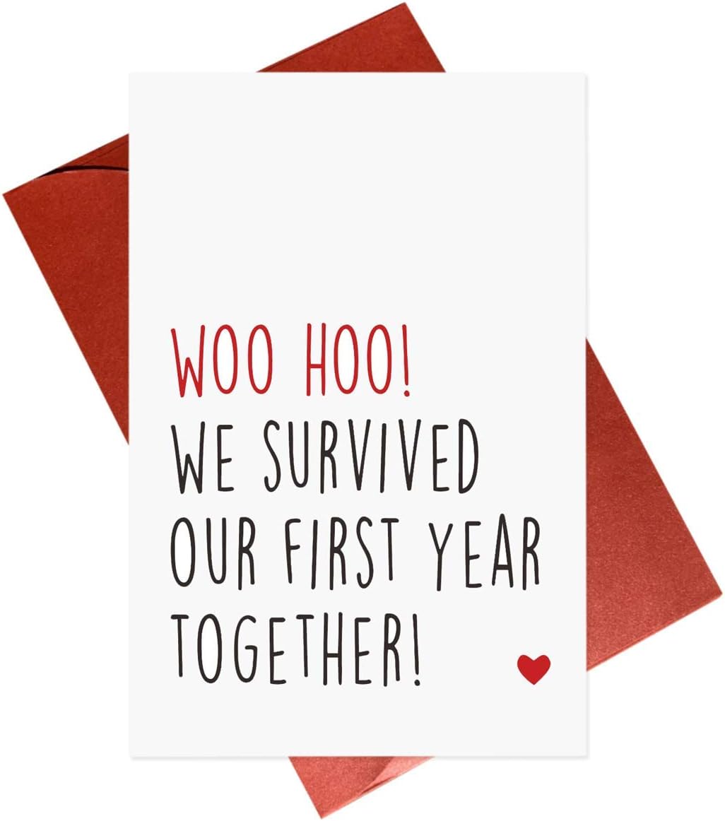 Paper Perfect Paper Anniversary Card Naughty 1st Anniversary Scratch