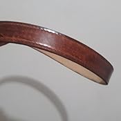 Amazon.com: Daltech Force Roughcut - Concealed Carry CCW Natural Leather Gun Belt - 15-17 oz ...