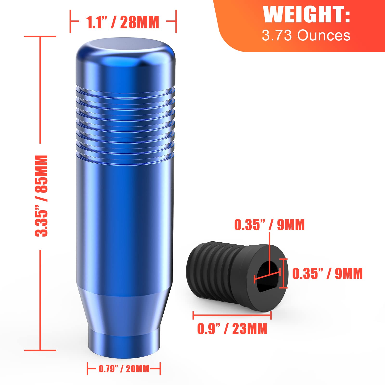 Mua aikeec Gear Shifter Knobs with Adapter Compatible with Logitech G27 ...