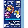 Amazon.com: PACON-103031 Tru-Ray Heavyweight Construction Paper, Sky ...