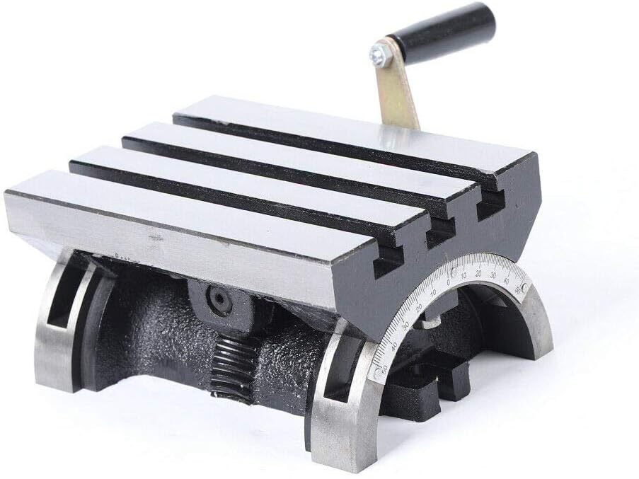 Milling Machines Gdrasuya10 Tilting Milling Table 10x7 inch 45° Both ...