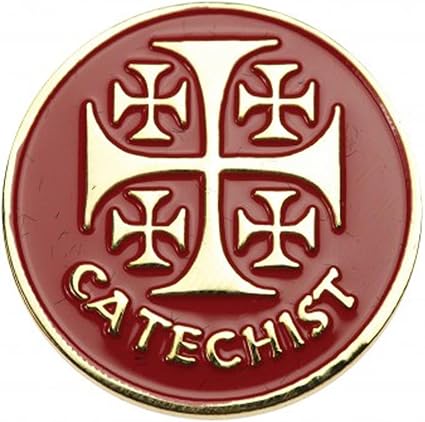 Catechist (Jerusalem Cross) - Lapel Pin: Amazon.co.uk: Clothing