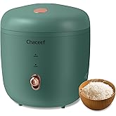 Amazon.com: CHACEEF Mini Rice Cooker 2-Cups Uncooked, 1.2L Rice Cooker ...