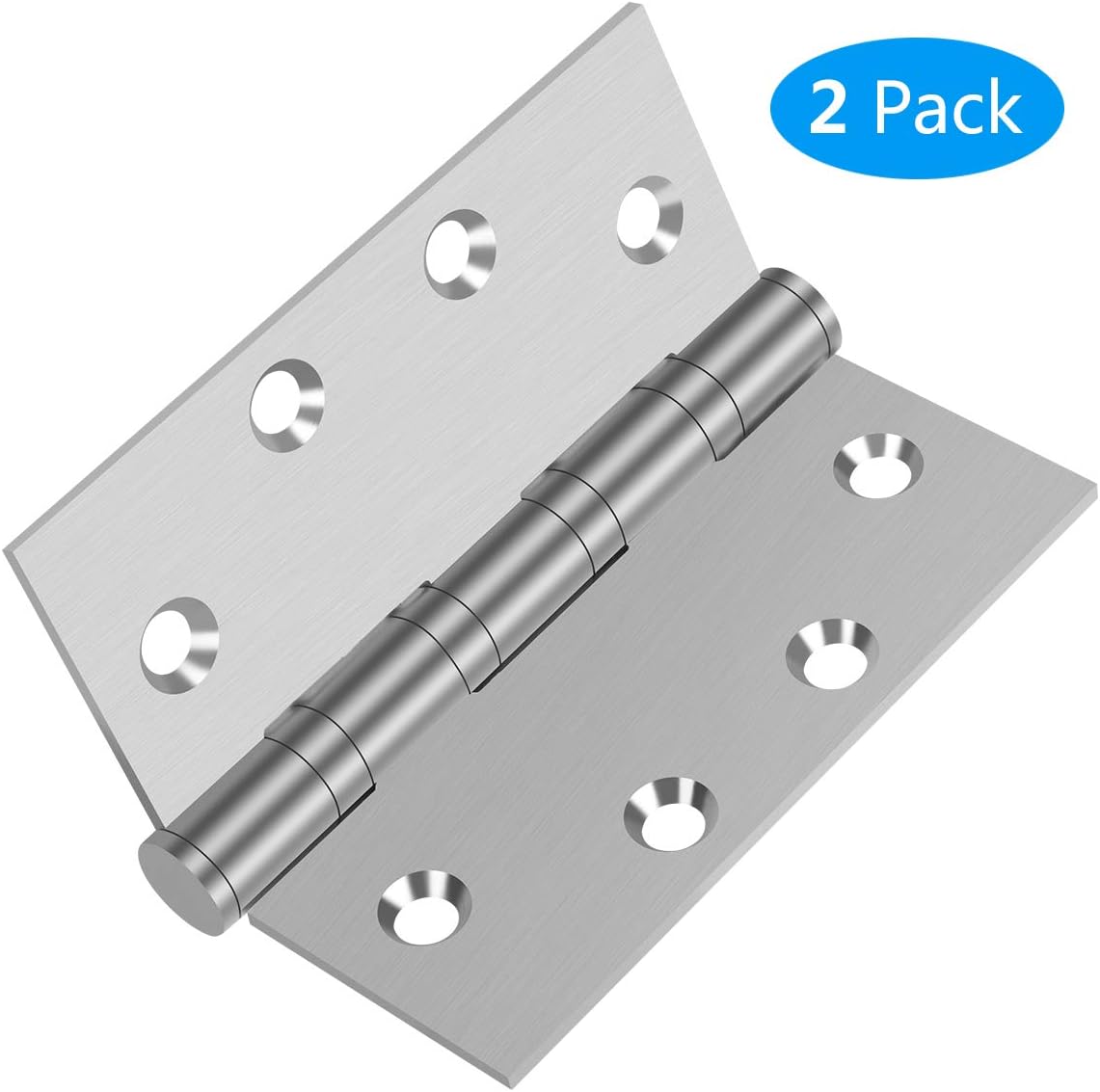 Heavy Duty 304 Stainless Steel 4.5″ Ball Bearing Door Hinge with Square ...