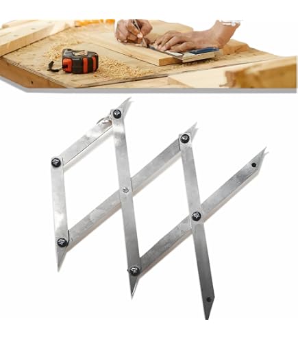 Metal Measuring Tool Metal Center Point Locator - 3-Point Center Finder ...