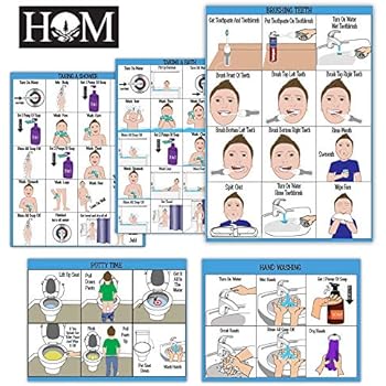 Amazon.com : HOM ABA/OT Approved Step-by-Step 100% Sealed and Laminated ...