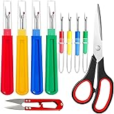 Amazon.com: 9 Pieces Colorful Seam Ripper Assortment 4 Big and 4 Small ...