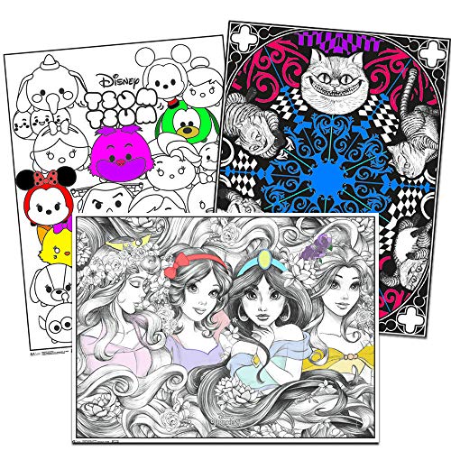 Disney Coloring Poster Set for Kids Adults -- 3 Giant Coloring - Import ...