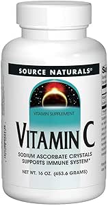 Amazon.com: Source Naturals Vitamin C Sodium Ascorbate Crystals - Quality, Pure Form Vitamin C ...