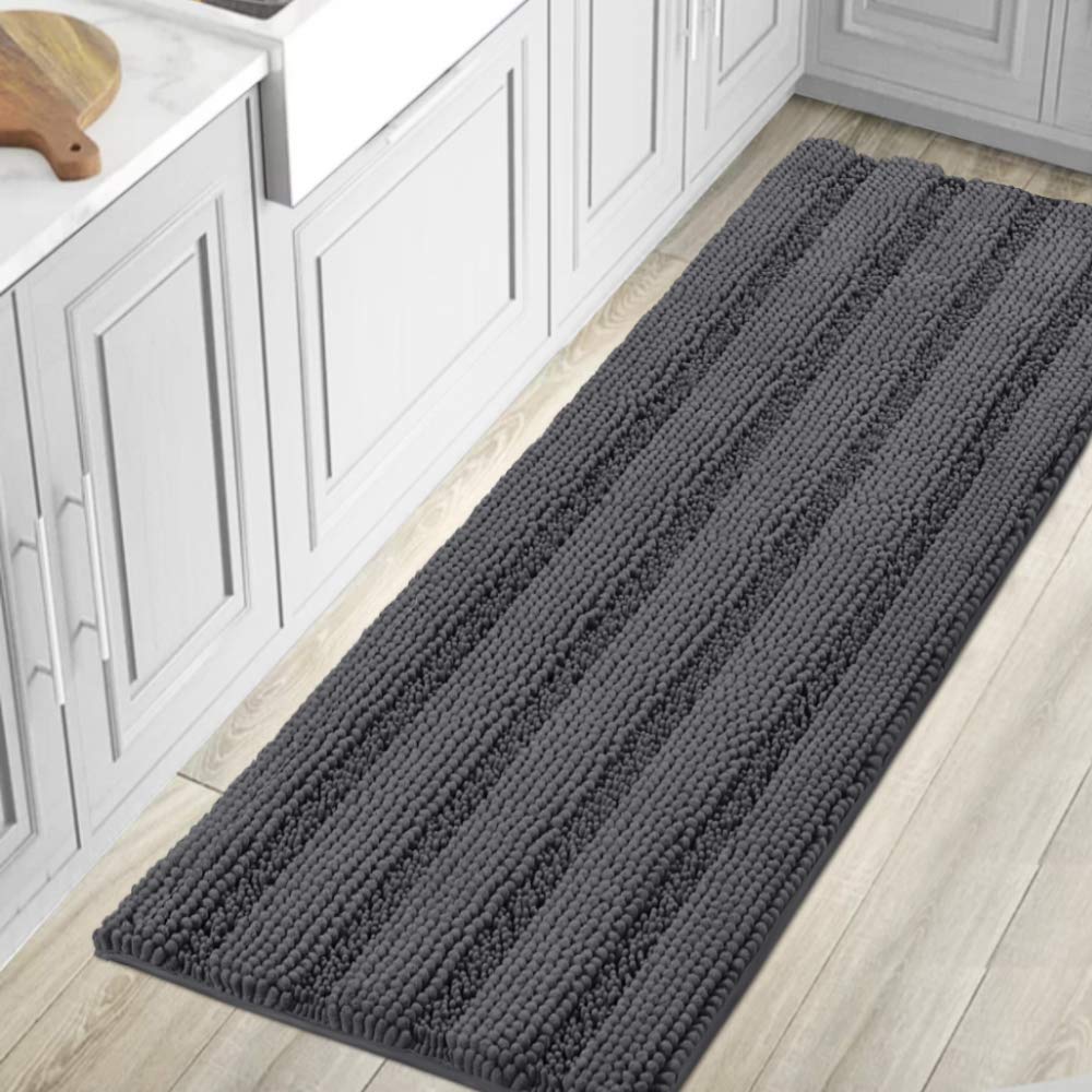 H.VERSAILTEX Bathroom Rugs Bath Mat Runner Rug Non Slip Kitchen Rug ...
