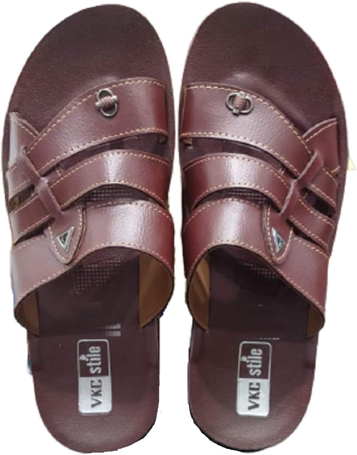 Buy Generic Dark Brown Slippers for Men Pair Of 4 Size-10 at Amazon.in