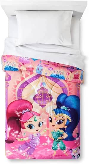 Amazon.com: Nickelodeon Shimmer and Shine Twin Comforter: Home & Kitchen