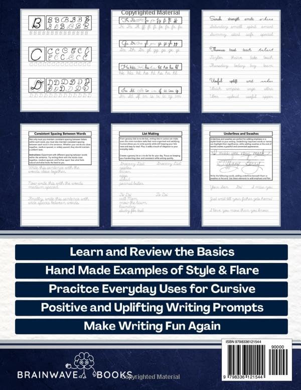 Cursive Workbook For Adults: Write With Style on Galleon Philippines