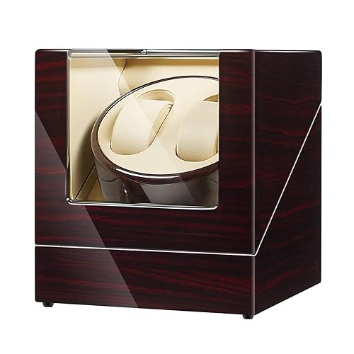 JQUEEN Double Watch Winder Box for Automatic Watches – Quiet Japanese ...