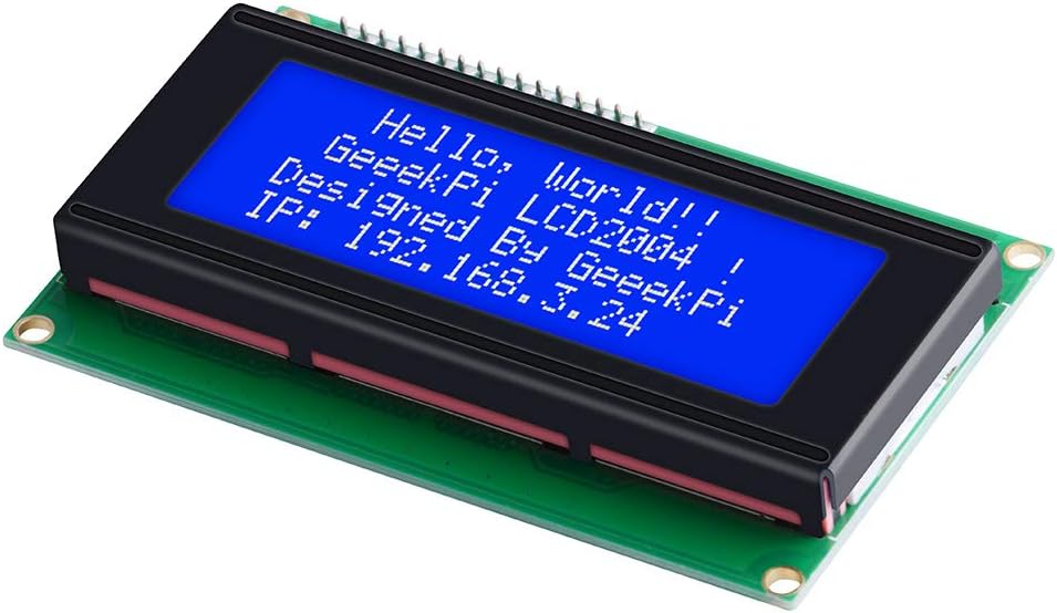 Geeekpi Iici2c 2004 20×4 Character Lcd Module Display Support I2c Protocol Lcd 2004 Module