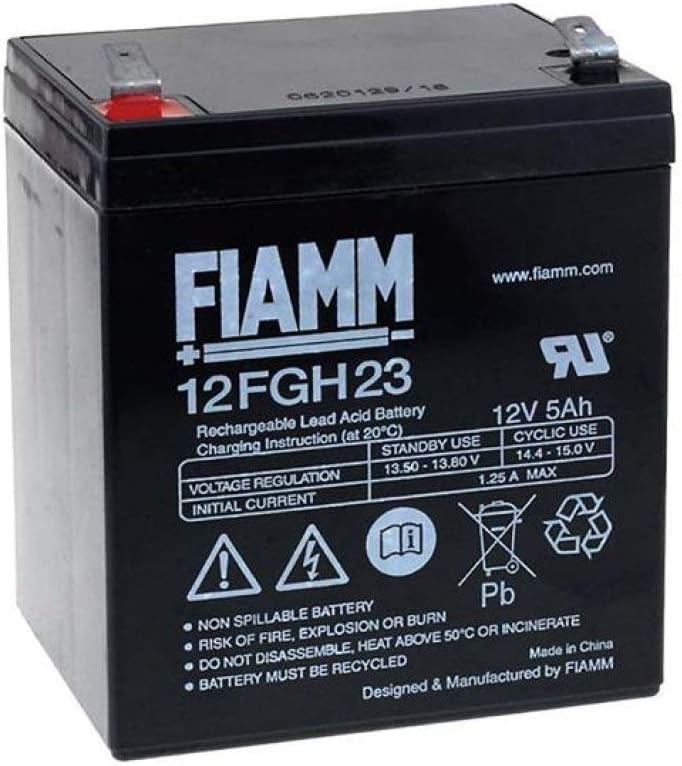 FIAMM Rechargeable lead battery 12FGH23 , 12V: Amazon.co.uk: Electronics