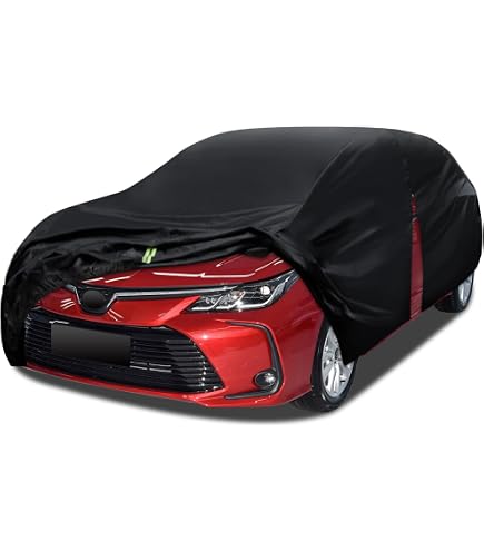 Fleece Lining Car Cover 7-Layer Car Cover – Breathable, Waterproof ...