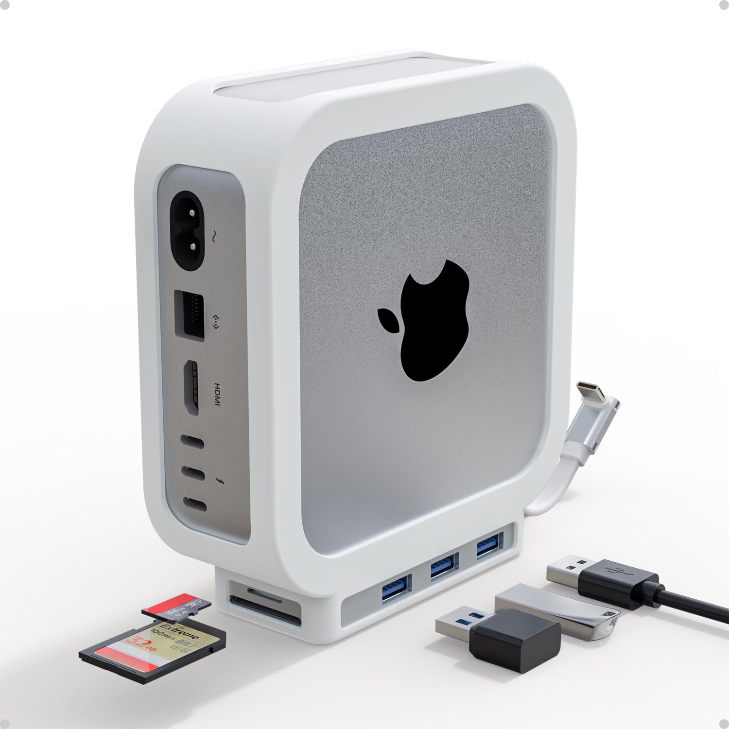 5 in 1 Docking Station Compatible with Mac mini M4 / Mac mini M4 Pro ...