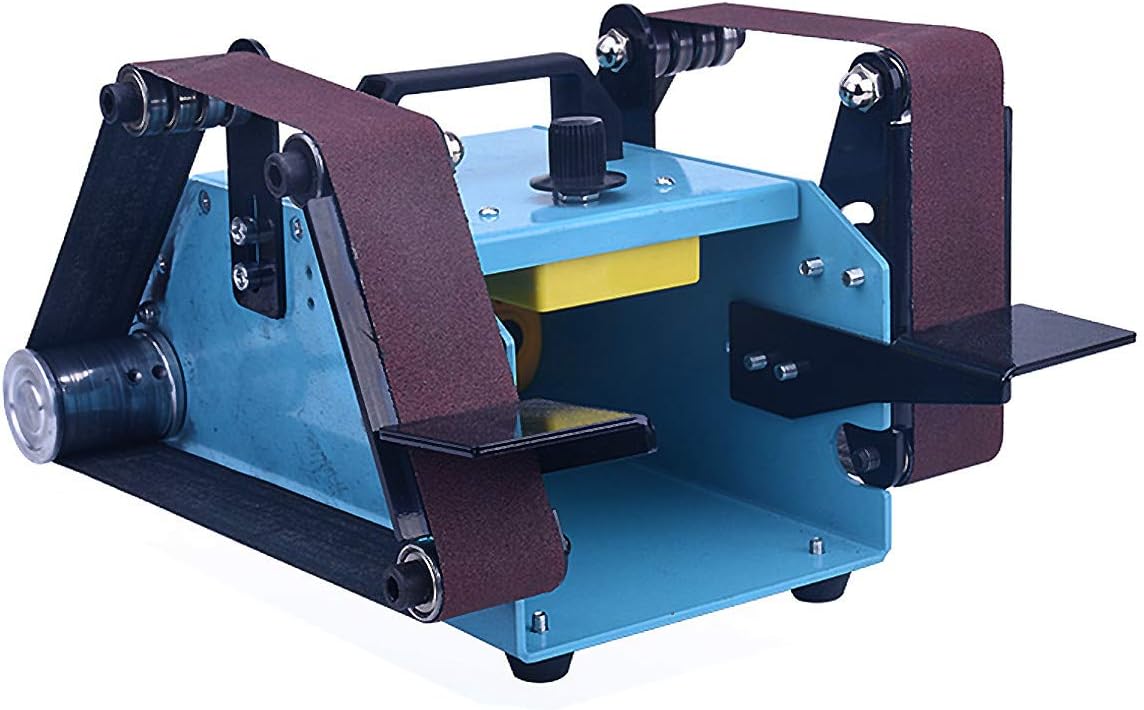 Belt Sander, VÉZAAR Dual Axis Grinder Table Sanding Machine 1.5X26.7 ...