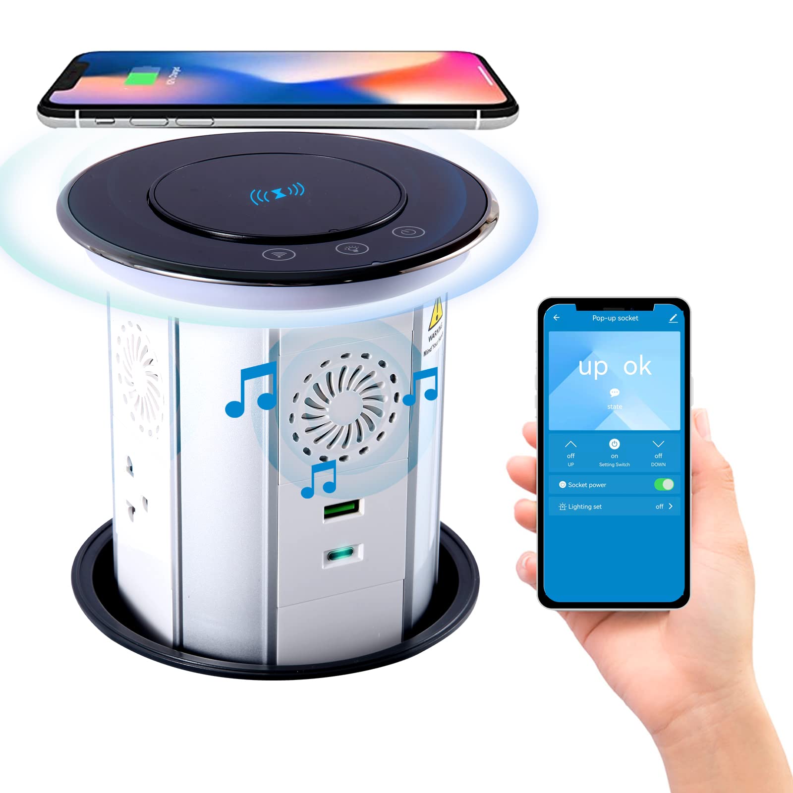 Pop up Outlet for Countertop with Mobile APP Remote Control,Pop Up ...