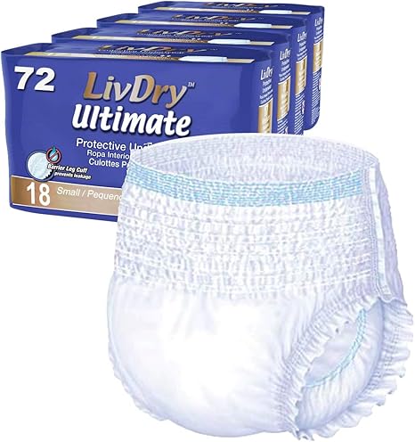 Amazon.com: LivDry Adult Incontinence Underwear, Ultimate Comfort ...