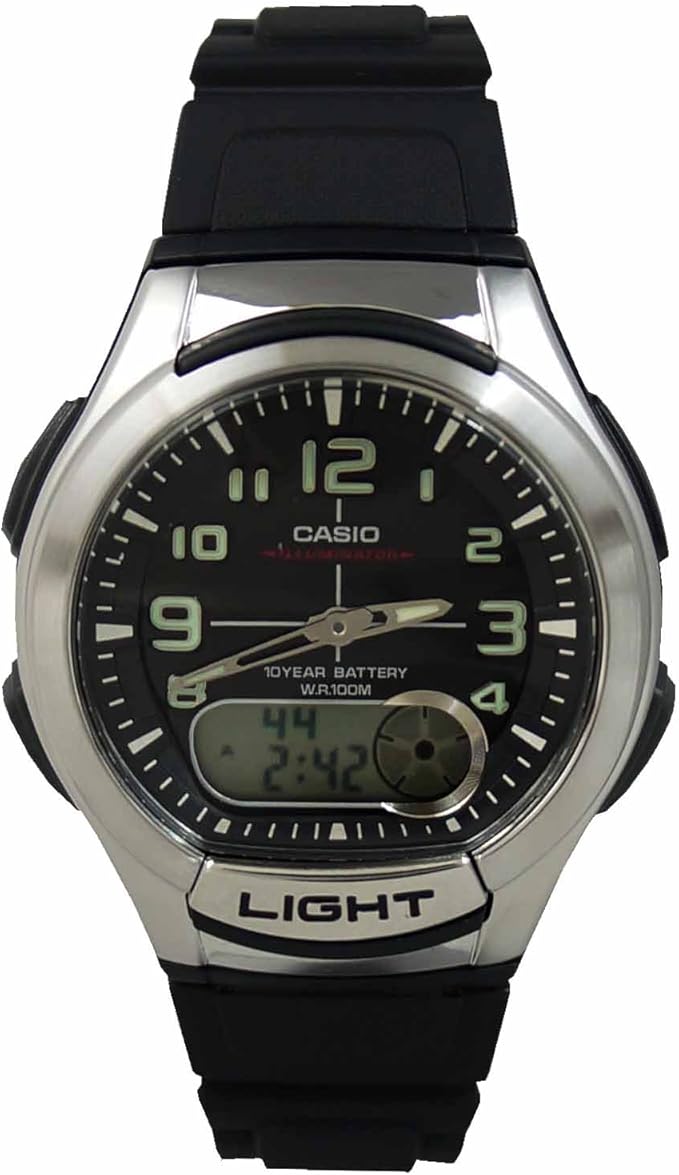 Casio Men's AQ180W-1BV ANI-Digi Light Watch: Casio: Amazon.ca: Watches