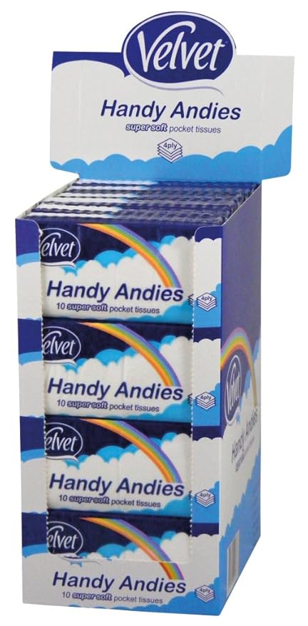 Amazon.com : Handy Andies 4 Ply Tissues Pack of 24 : Grocery & Gourmet Food