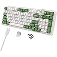 Amazon.com: AUSDOM 98Pro Silent Mechanical Keyboard,Wireless Hot ...