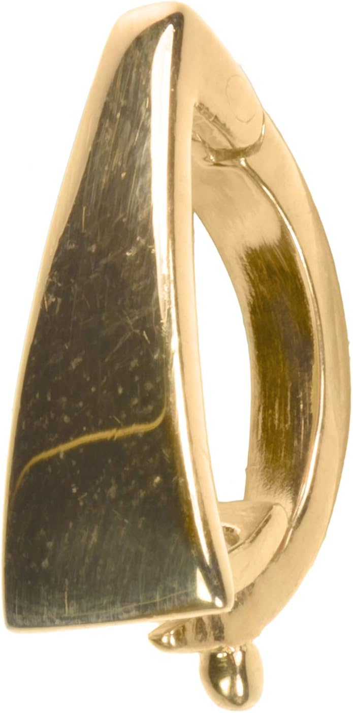 Amazon.com: Openable Bail Enhancer Sterling Silver Gold Finish 15mm X ...