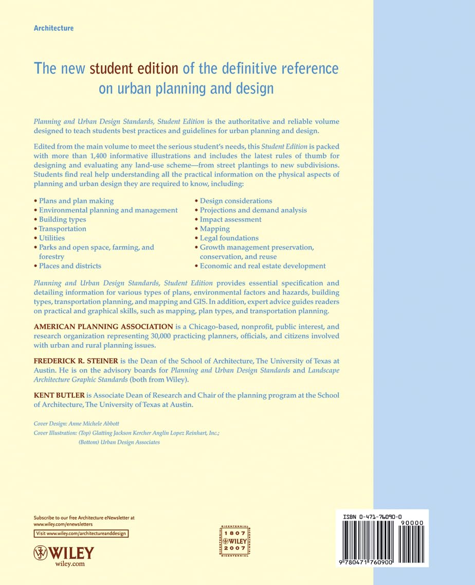Mua Planning and Urban Design Standards Planning and Urban Design ...
