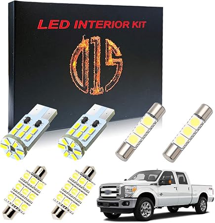 Amazon.com: D15 Lighting LED Interior Light Kit for 1999-2016 Ford F250 ...