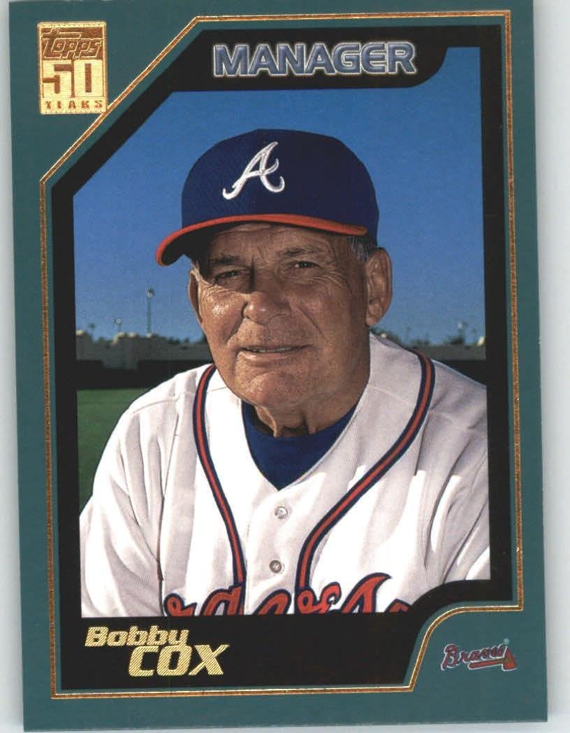 Amazon.com: 2001 Topps #323 Bobby Cox MG - Atlanta Braves (Manager ...