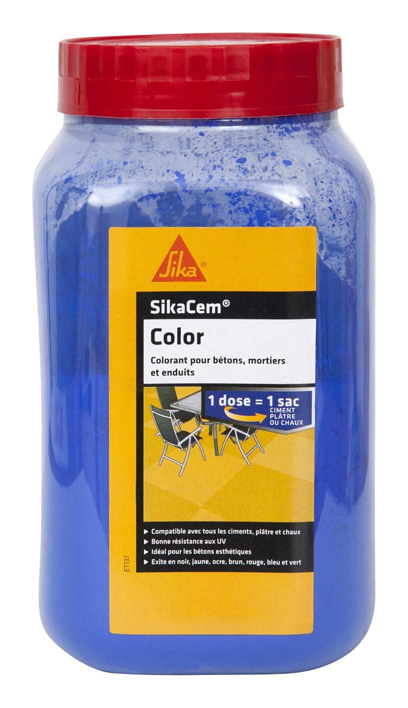 sikacim Color - Powdered Dye for Concrete, Plaster and Lime, Blue ...