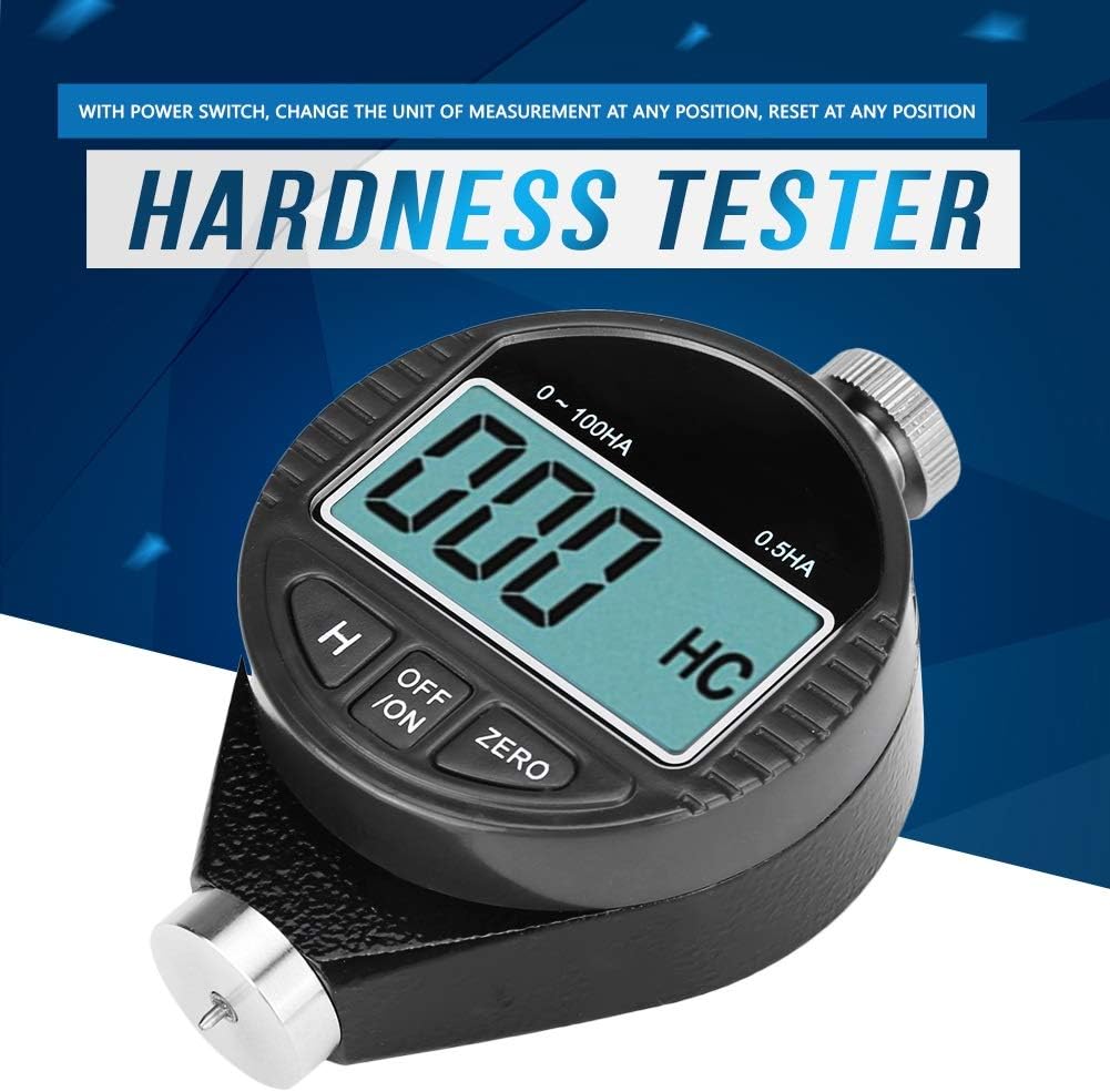 Shore A Meter – Hardness Tester Digital 100hd Durometer Rubber LCD ...