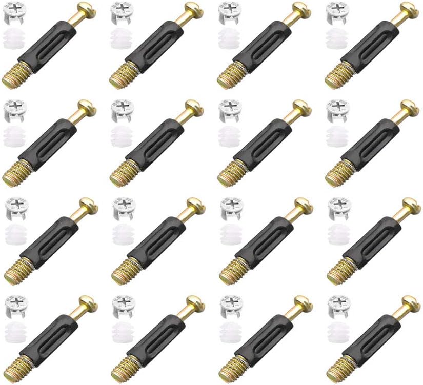 50 Sets of Furniture Cabinet Connector Connector Bolts Fitting Screw ...