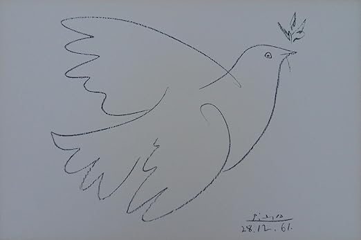 Pablo PICASSO - "Colombe de la Paix" - Lithographie originale signée ...