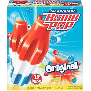 Bomb Pop, Original, 12 Count (Frozen): Amazon.com: Grocery & Gourmet Food