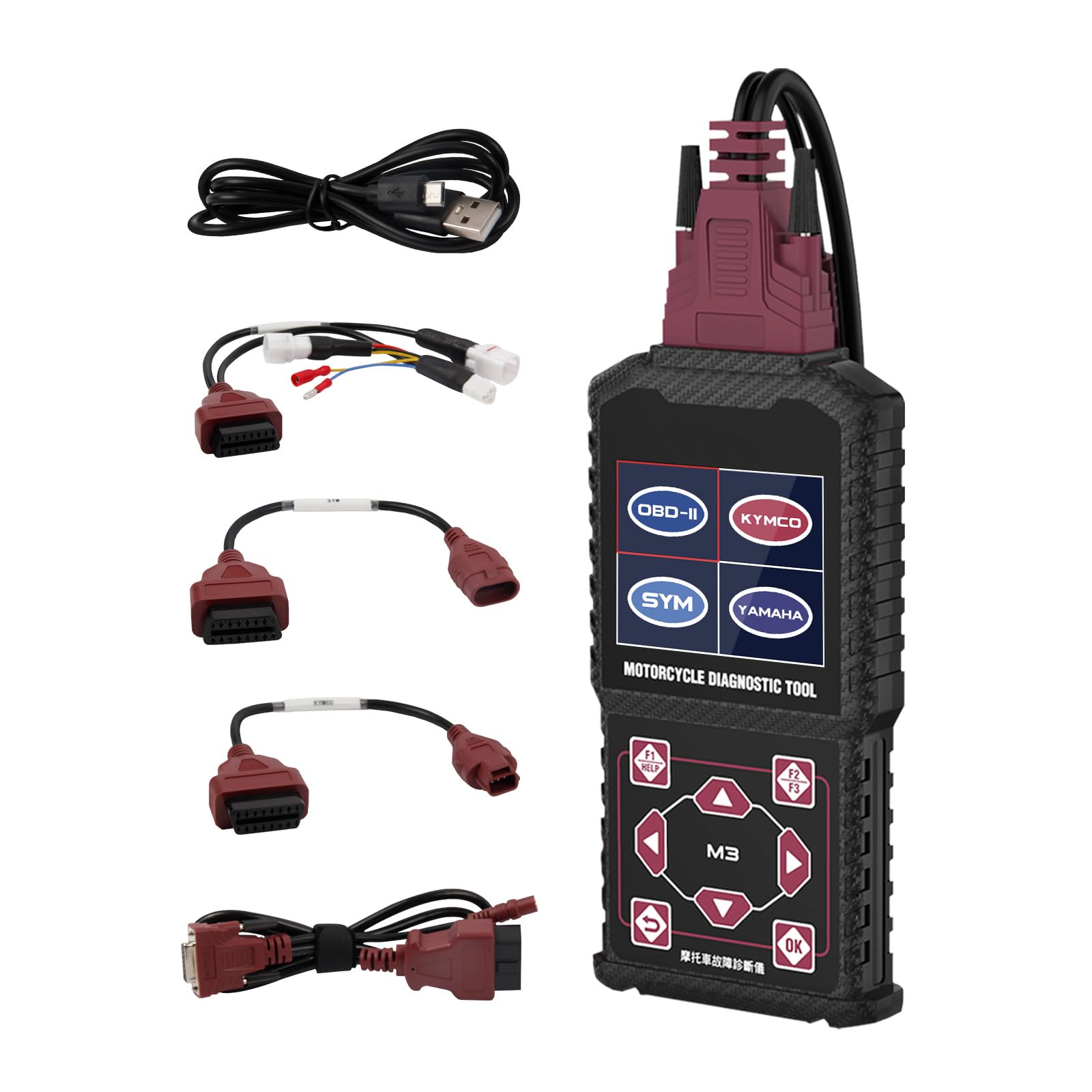 Motorcycle System Diagnostic Test Measurement Tools M3-B Motorcycle ...