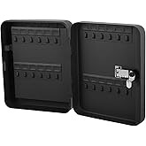 Amazon.com: WeHere Key Lock Box Wall Mount(96 Keys), Key Cabinet ...