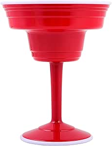 Amazon.com: Red Cup Living Reusable Plastic Cocktail Glasses, 12 oz Red ...
